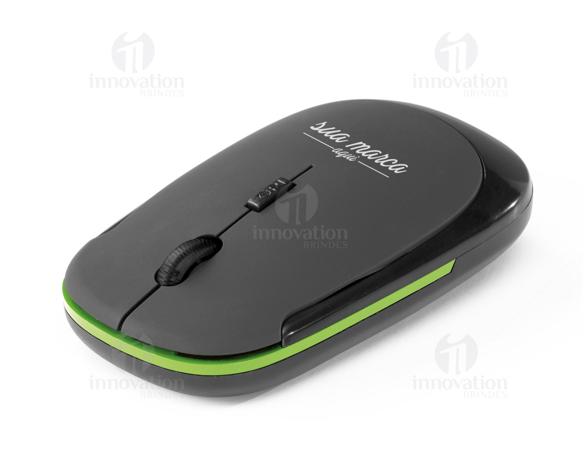Mouse Óptico Wireless Personalizado Personalizado | Brindes Personalizado
