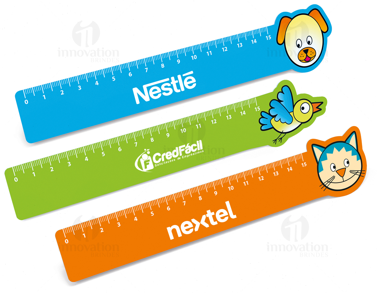 Régua 15 Cm Personalizada Personalizado | Brindes Personalizado