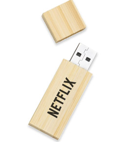 Pen Drive De Bambu 32gb Com Estojo Personalizado | Brindes Personal...