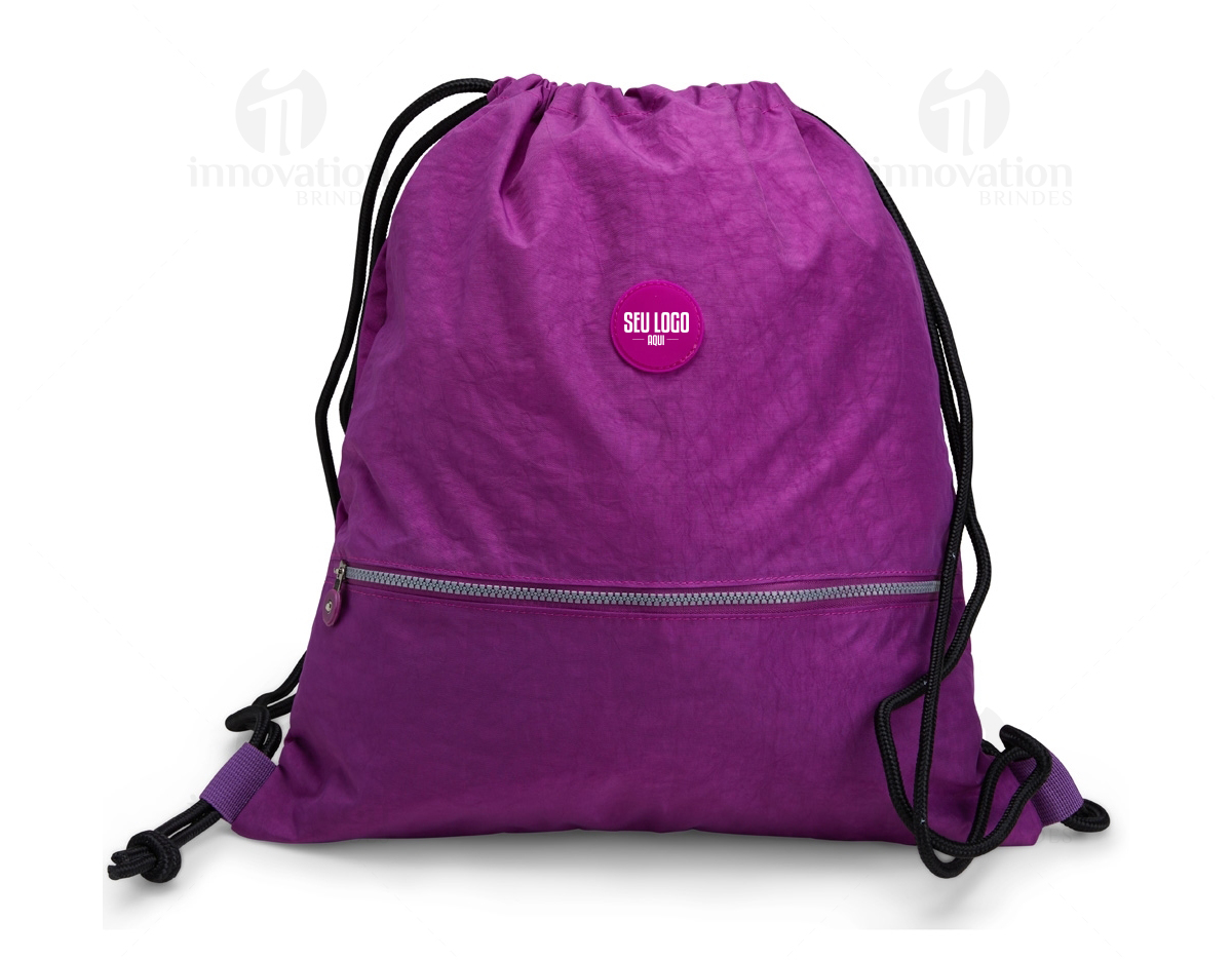 Mochila Saco Nylon Impermeável Personalizada Personalizado | Brindes ...
