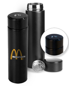 Garrafa Térmica 400ml Com Display Led Personalizada | Brindes Perso...
