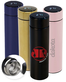 Garrafa Térmica 400ml Com Display Led Personalizada | Brindes Perso...
